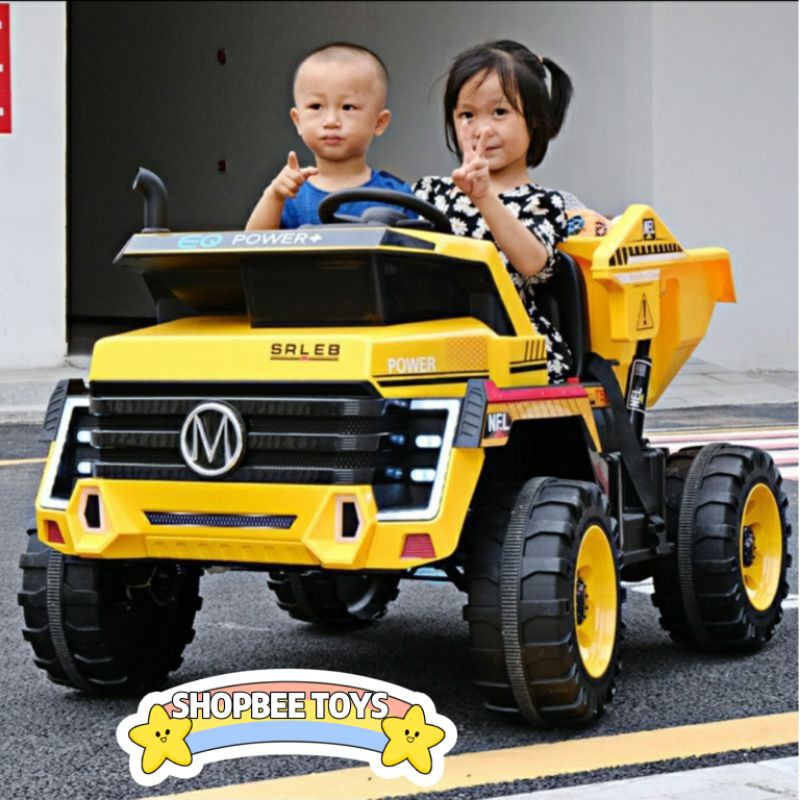 LORI PASIR ELECTRIC BESAR 2 BUDAK ,lorry electric for kid,2 seater ...