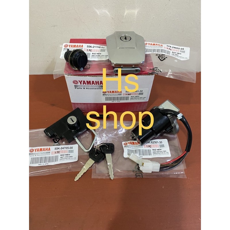 Yamaha Rxz main switch set main switch assy Rxz cater kunci set Main ...