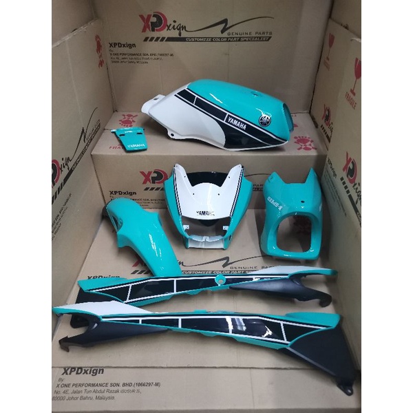 (BUBBLE WRAPPING)YAMAHA RXZ 135 CATALYZER KENNY ROBERT HLD BODY SET 001 ...