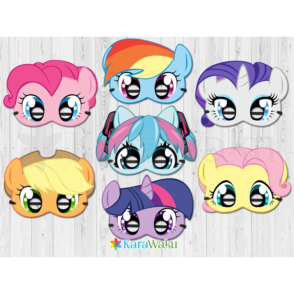 My Little Pony Children's Birthday Character Mask / Birthday Party Mask ...