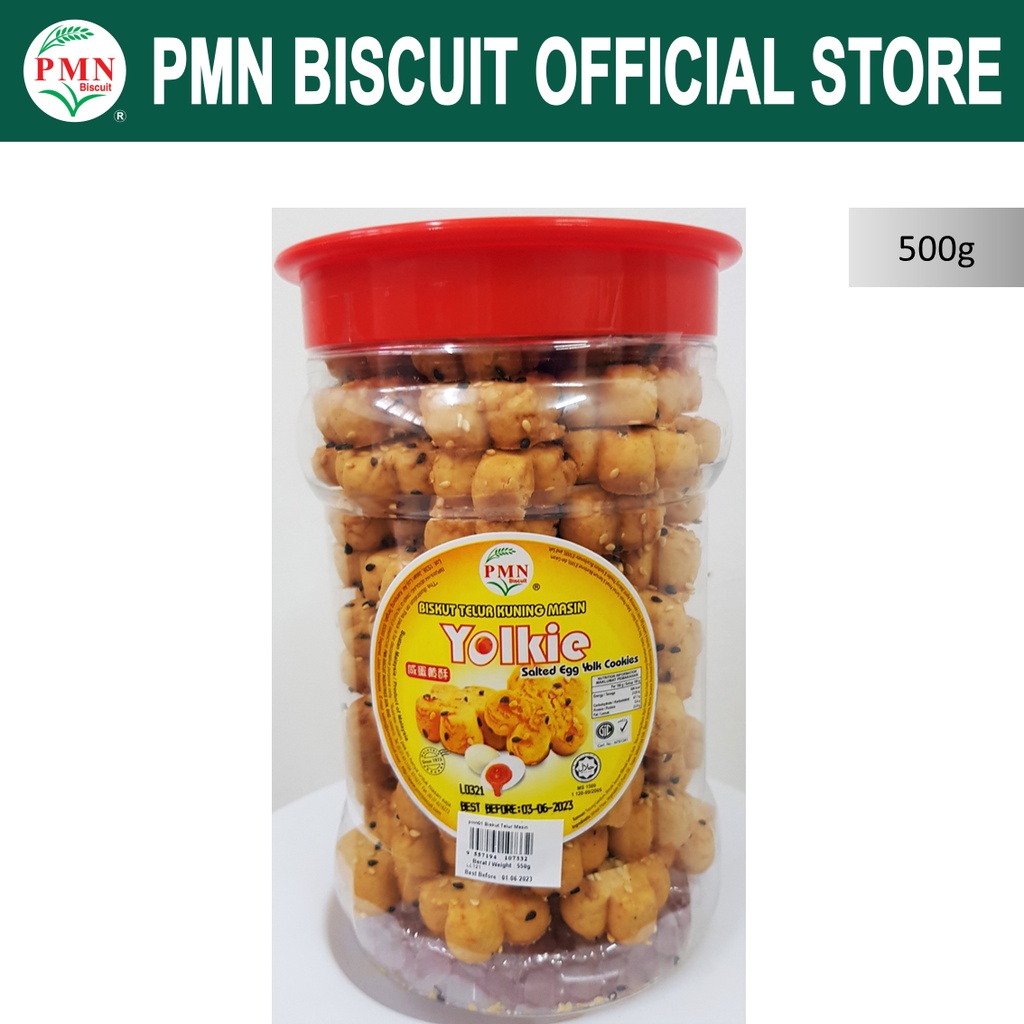 500g PREMIUM Salted Egg Yolk Cookies/Biskut Telur Kuning Masin 咸蛋黄酥 ...