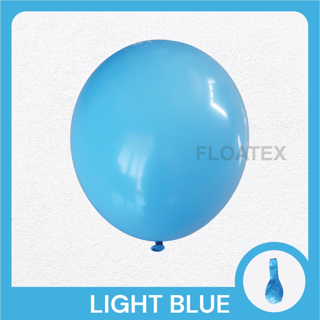 Floatex 3.2g High Quality 12 Inch Matte Latex Colorful Balloon Circle ...