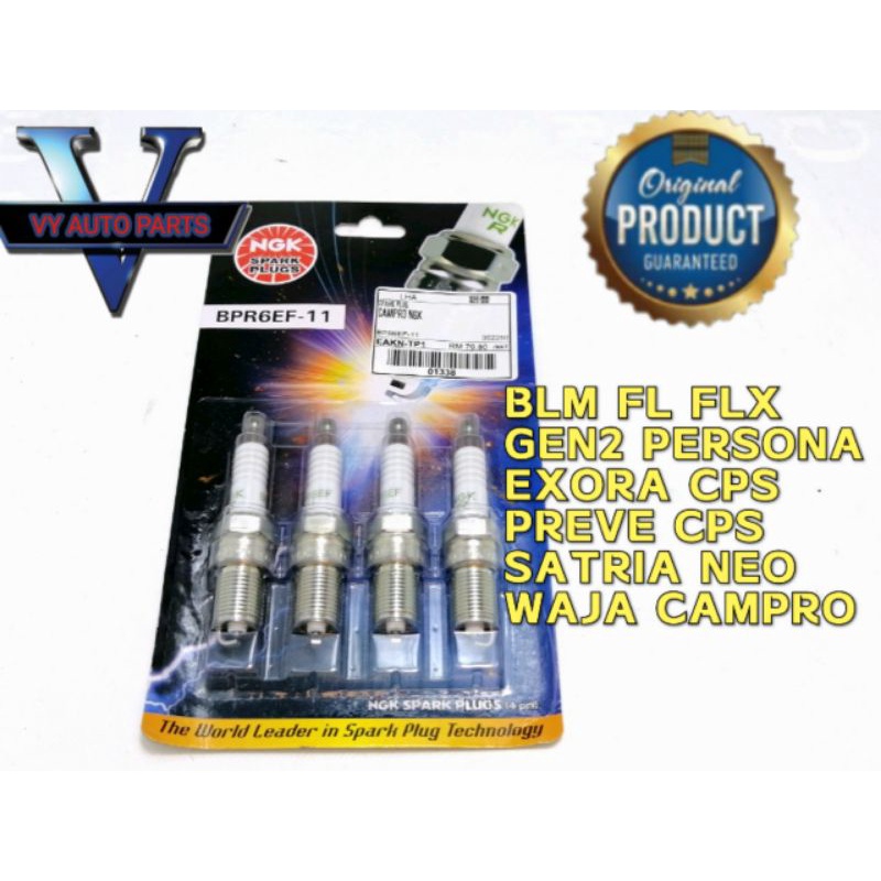 Spark Plug BLM FL FLX Persona Preve CPS Exora CPS Waja Campro Satria ...