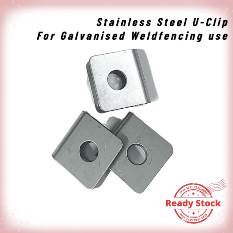 Stainless Steel U Clip for Roll Top Fencing | Shopee Malaysia
