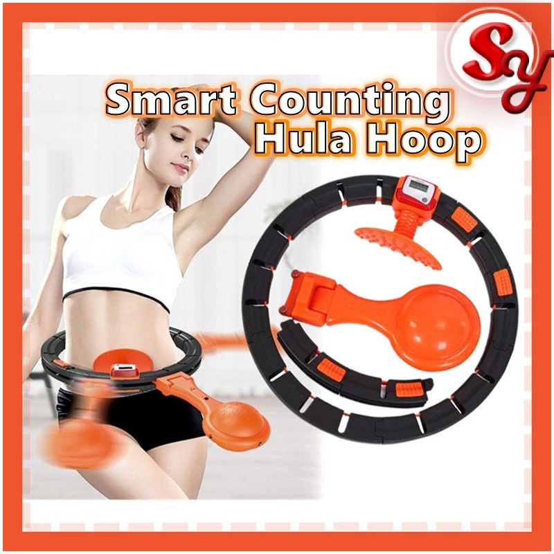 Smart Counting Digital Hula Hoop Slimming Lose Weight Fat Burning ...