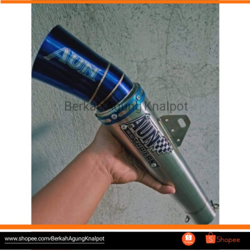 Exhaust AUN Universal inlet 50/51mm | Shopee Malaysia