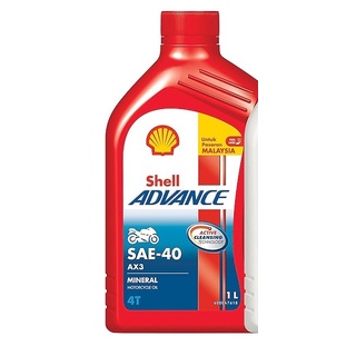 Shell Advance Ax3 Sae40 Mineral Oil 15w50 4T | Shopee Malaysia