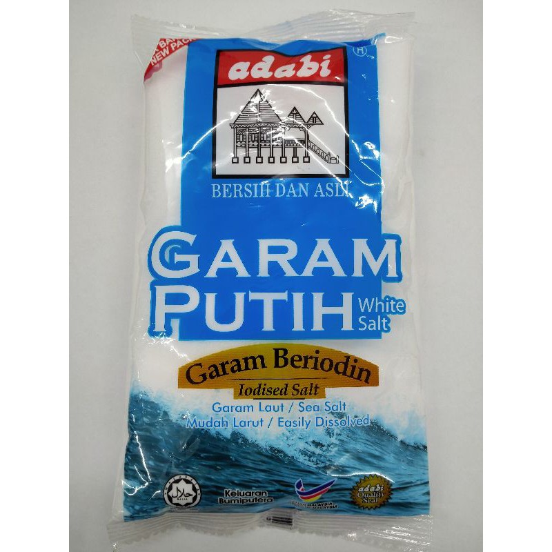 🔥ADABI🔥ADABI GARAM PUTIH | WHITE SALT | 400G | Shopee Malaysia