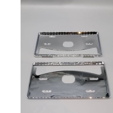 JDM DAIHATSU CAR NUMBER CHROME PLATE HOLDER FRAME UNIVERSAL | Shopee ...