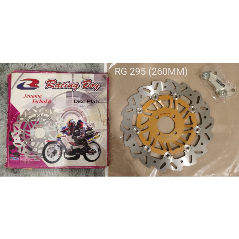 RCB DISC BRAKE FRONT REAR RACING BOY 300MM 260MM 190MM YAMAHA LC135 4S ...