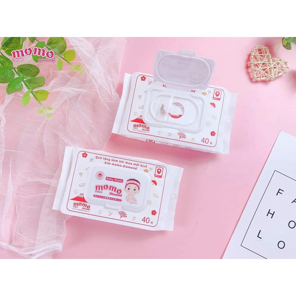 Momotaro/ Momo diamond premium unscented wet wipes for babies - 40 ...
