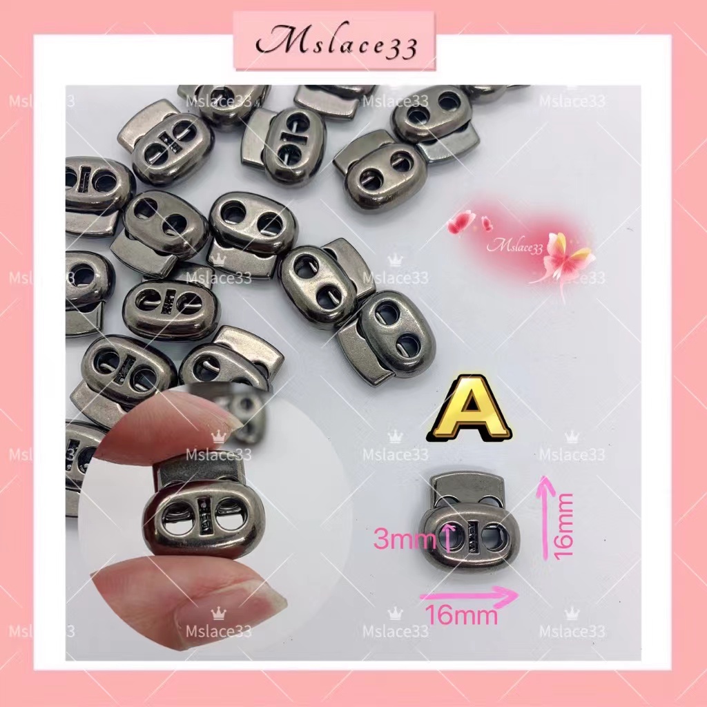 Drawstring Stopper Plastic Cord Lock Toggle Clips Barrel Stopper Rope ...