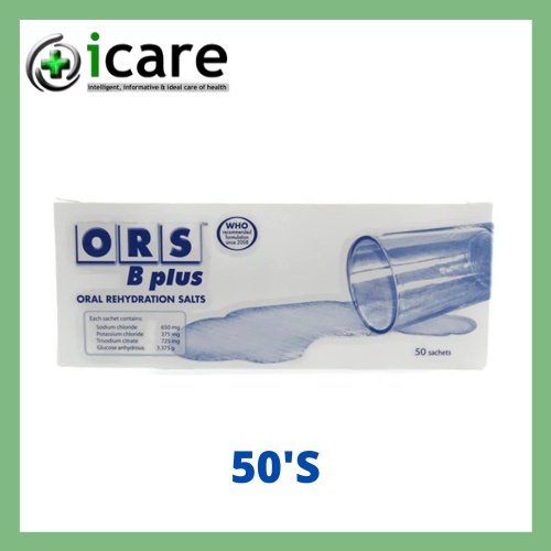 ORS B PLUS 50 SACHETS ( EXP DATE : 06/2026 ) | Shopee Malaysia