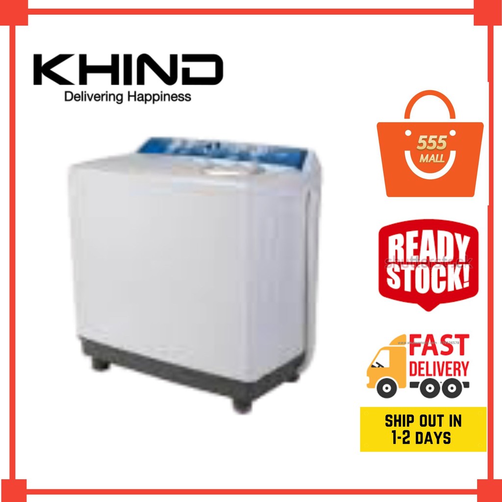 Khind Semi Auto Washing Machine (15kg) WM1500 I mesin basuh🔥 | Shopee ...