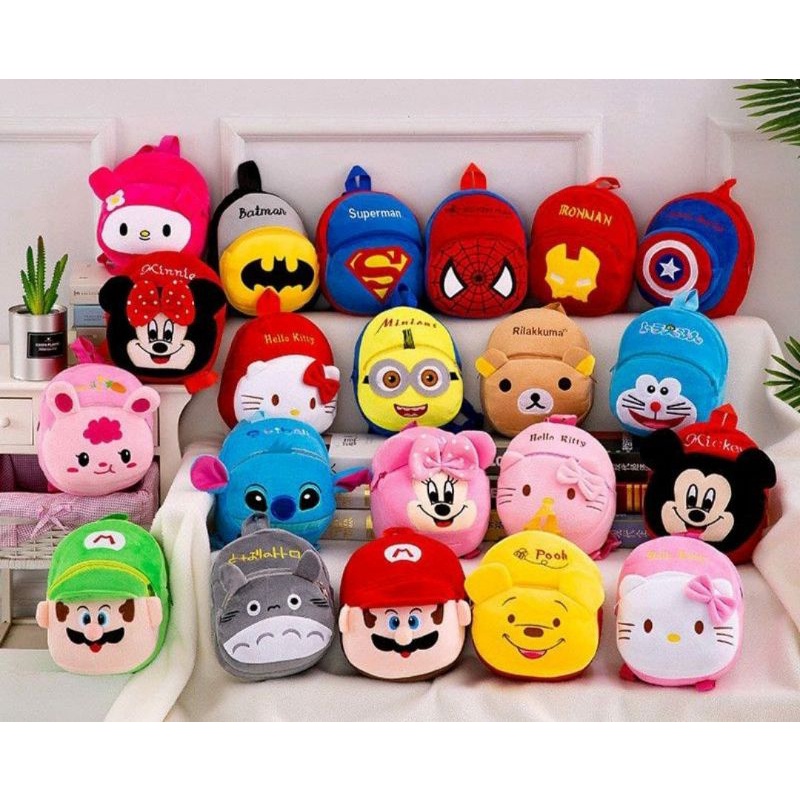 Character cute children's backpack | Shopee Malaysia