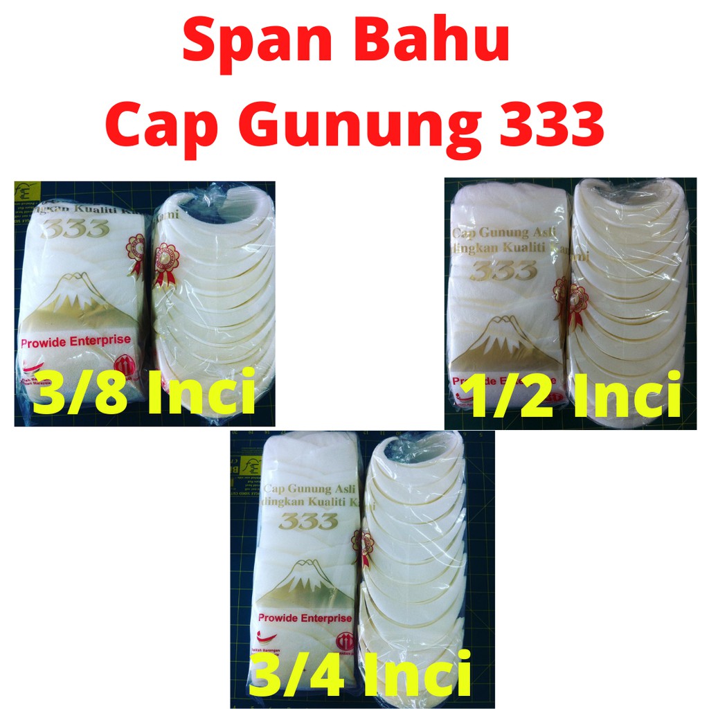 Span Bahu Saiz 1 Inci, 1/2 Inci 3/8 Inci 3/4 Inci 12 Pasang 1 Paket Cap ...