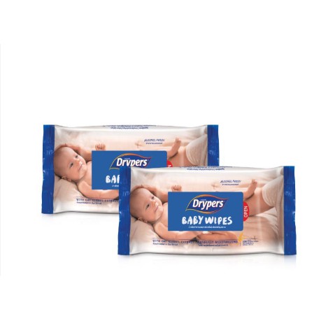 **Value Pack** Drypers Baby Wipes (2 x 100's) | Shopee Malaysia