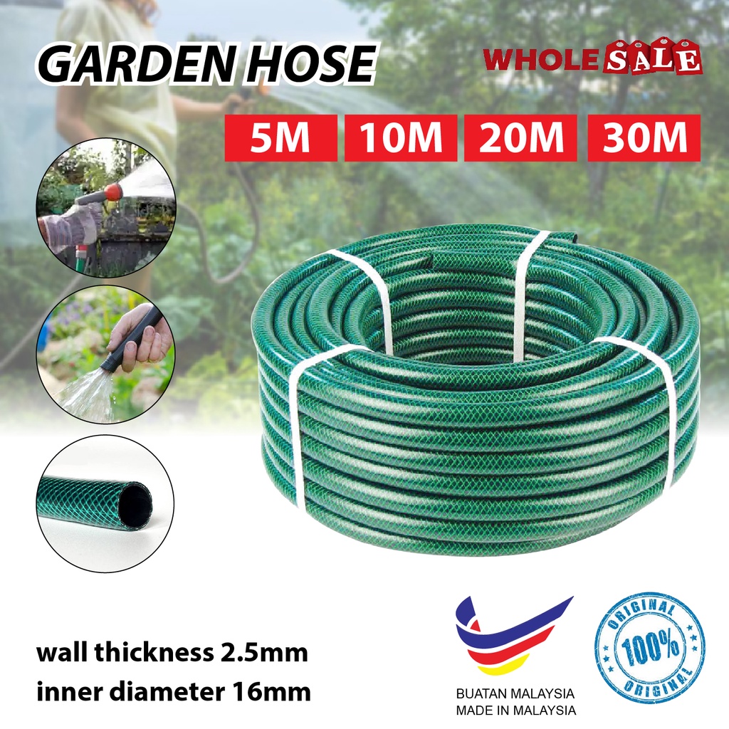 KARYON Reinforced PVC Garden Hose Flexible Pipe Anti Twist / Getah Paip ...
