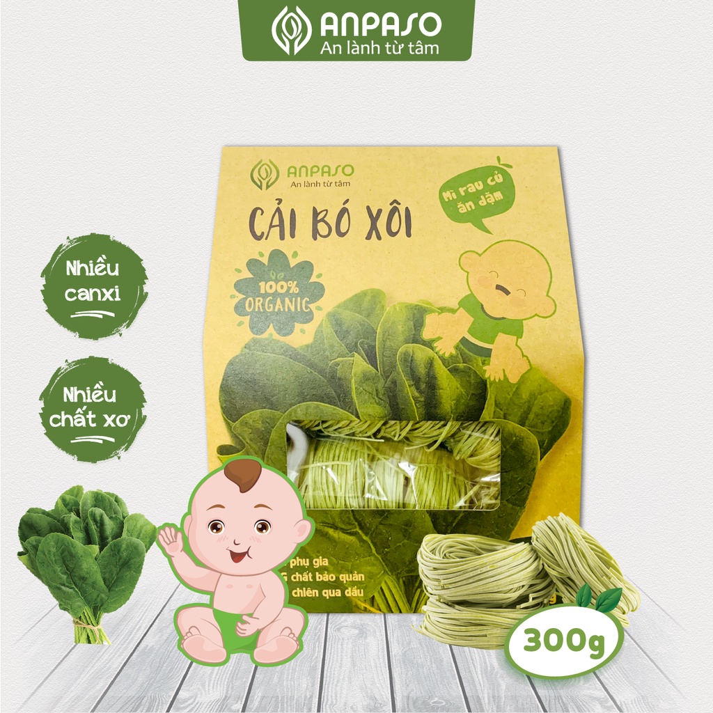 Organic Anpaso Spinach Noodles 300g | Shopee Malaysia