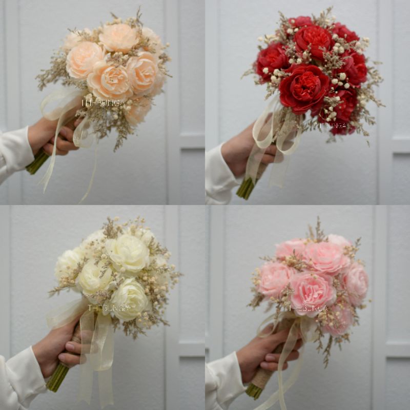Pre order) BUNGA TANGAN PENGANTIN TUNANG MURAH | Hand Bouquet | Shopee ...