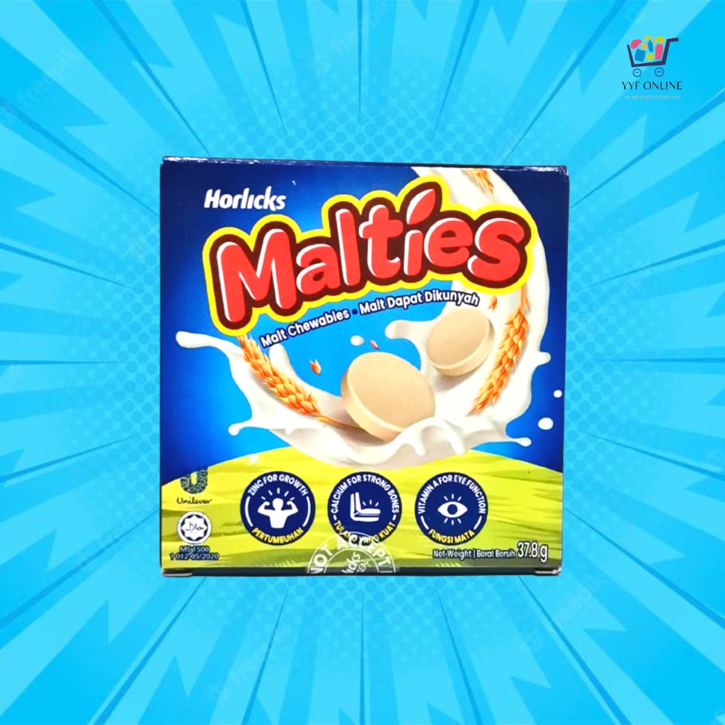 Horlicks Malties Malt Chewables Candy(37.8g) | Shopee Malaysia