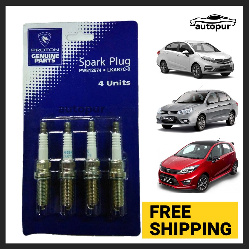 PROTON Spark Plug PW812674 - Iriz Persona VVT Saga VVT (LKAR7C-9 ...