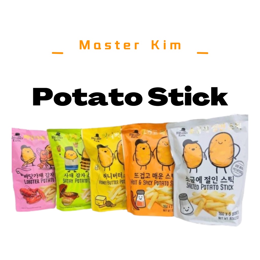 Master Kim Potato Stick 4 convi - pack (18g) | Shopee Malaysia