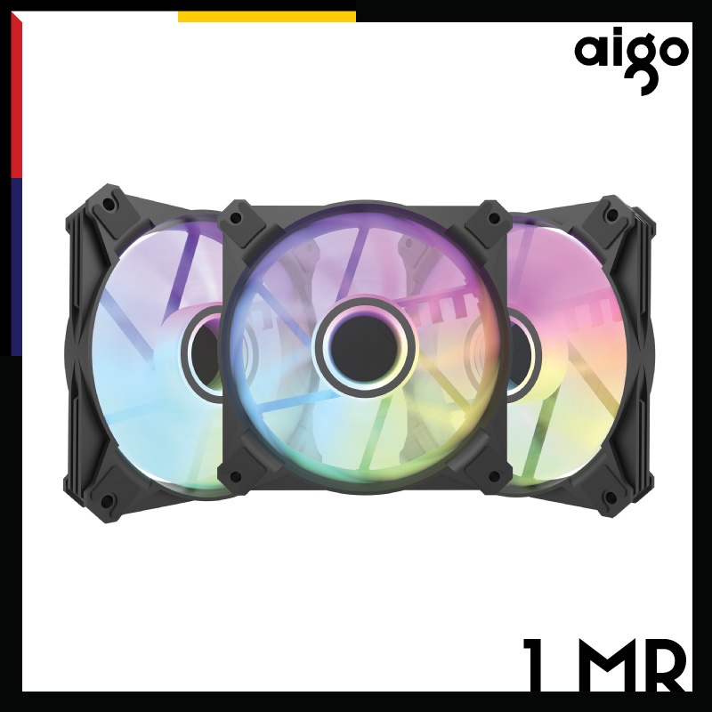 AIGO DarkFlash INFINITY 8 PWM 3 in 1 RGB Case Fan Motherboard Sync Full ...