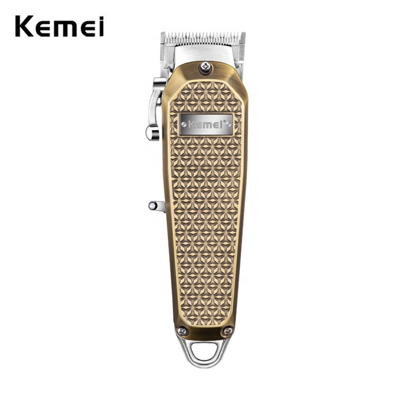 Kemei Professional Barber Hair Clipper Rechargeable Cordless Trimmer Fade Blade Men Hair Cutting ...