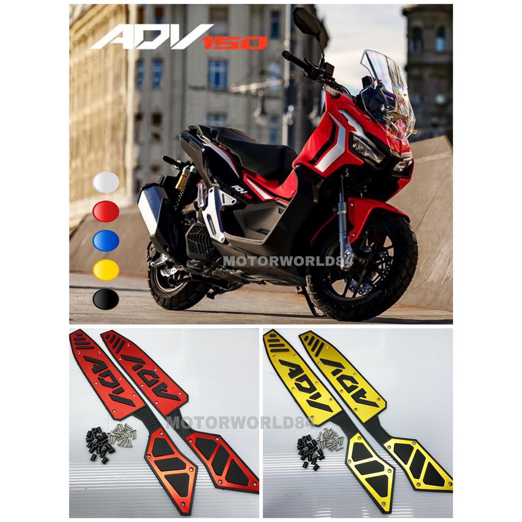 HONDA ADV150 2020 ADV160 CARPET FOOT PEDAL FLOOR PANEL FOOTBOARD ALLOY ...