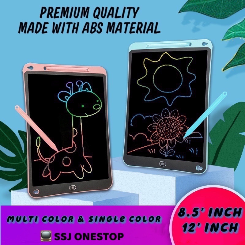 8.5" 12” 16" Upgraded LCD Writing Tablet Pad Children Drawing Board ...