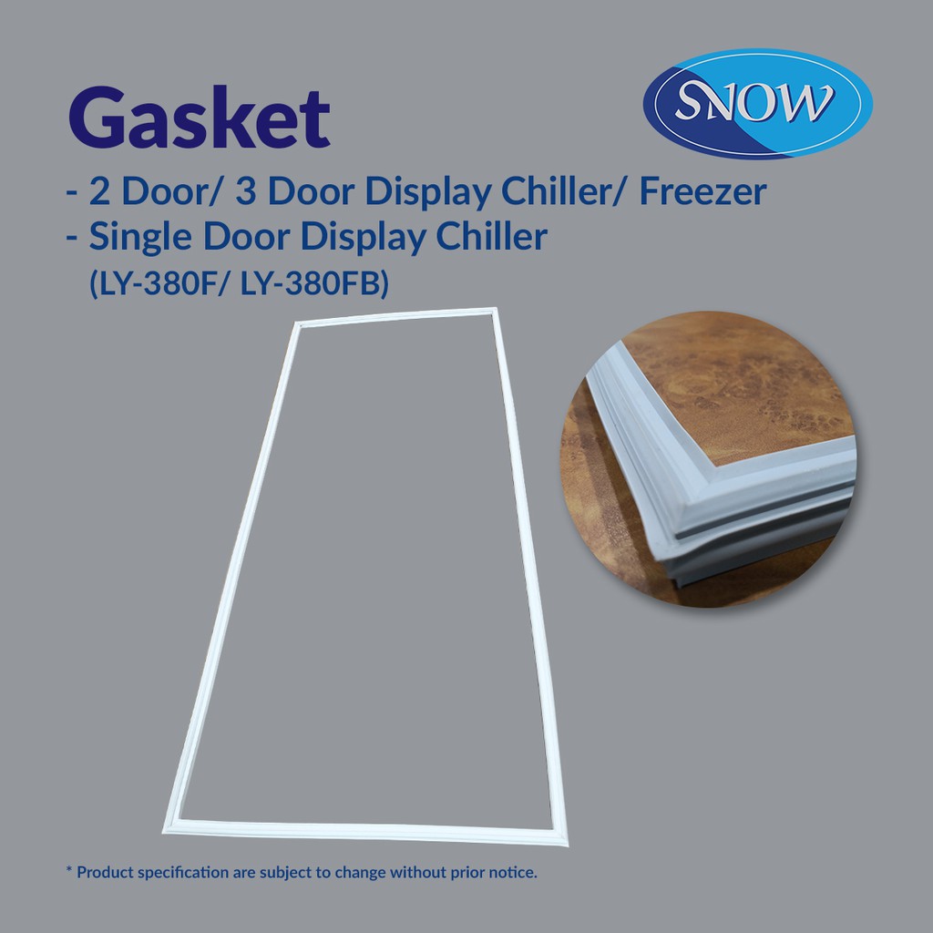 SNOW GASKET 2 DOOR/ 3 DOOR DISPLAY CHILLER/ FREEZER / SINGLE DOOR ...