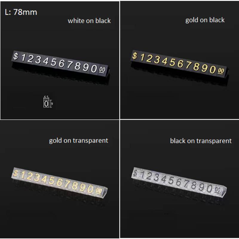 10sets Price Display Stand Tag Price Tag Adjustable Number Signage ...