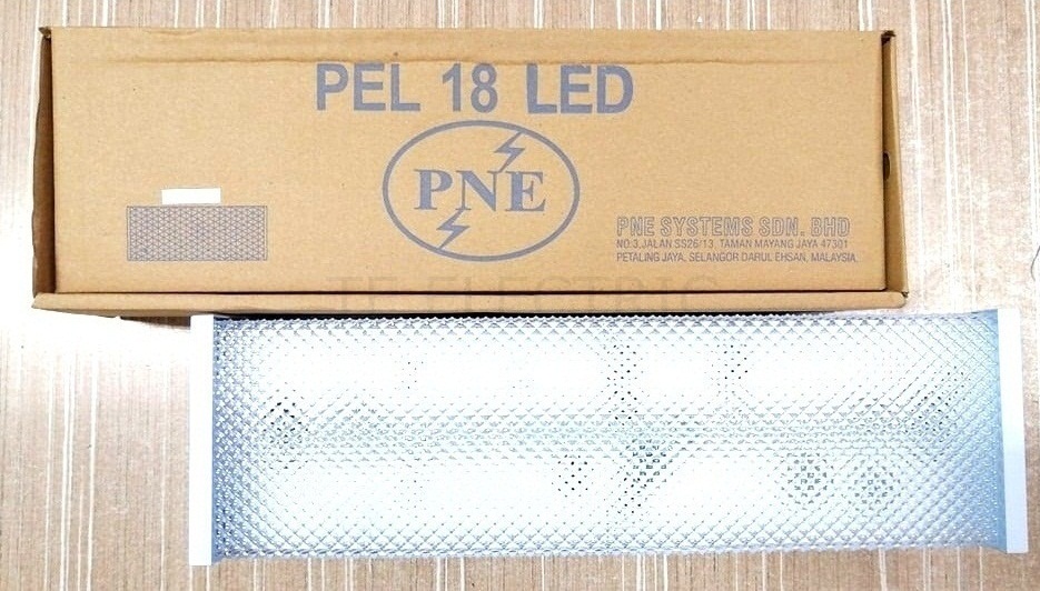 PNE PEL - 18 LED EMERGENCY LIGHT SELF CONTAINED LUMINAIRE SURFACE MOUNTING TYPE BOMBA APPROVED ...