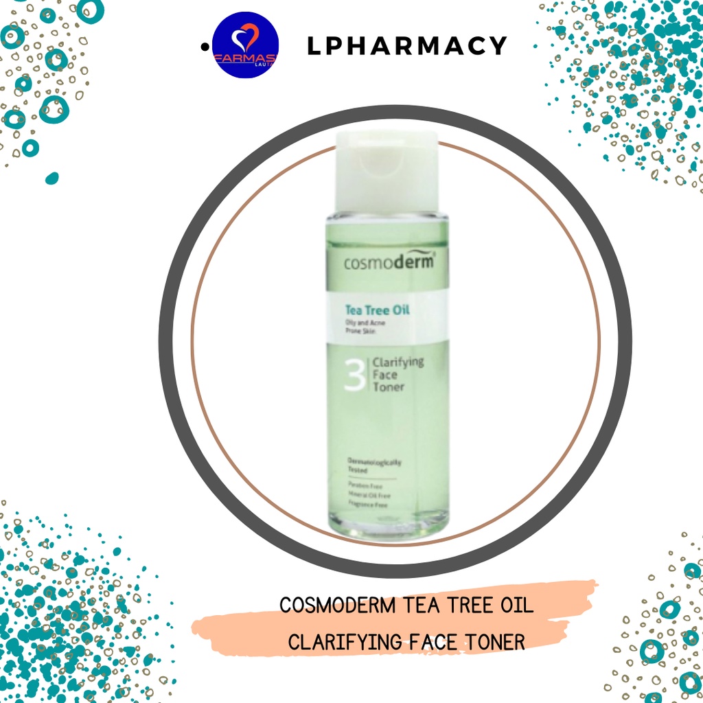 Cosmoderm Tea Tree Oil Clarifying Toning Lotion (100 ml) | Shopee Malaysia