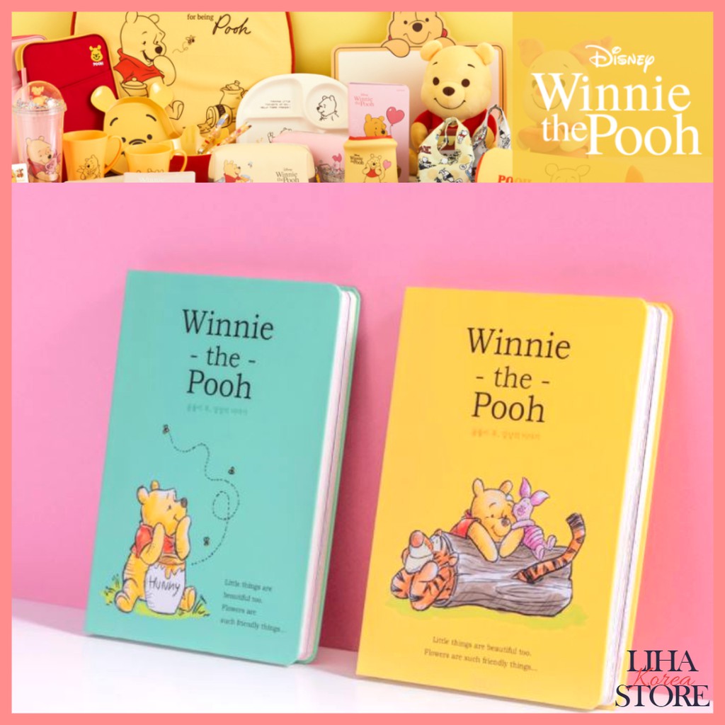🎈DAISO KOREA X Disney Winnie the Pooh Diary 2022 Year Daily Story Diary ...