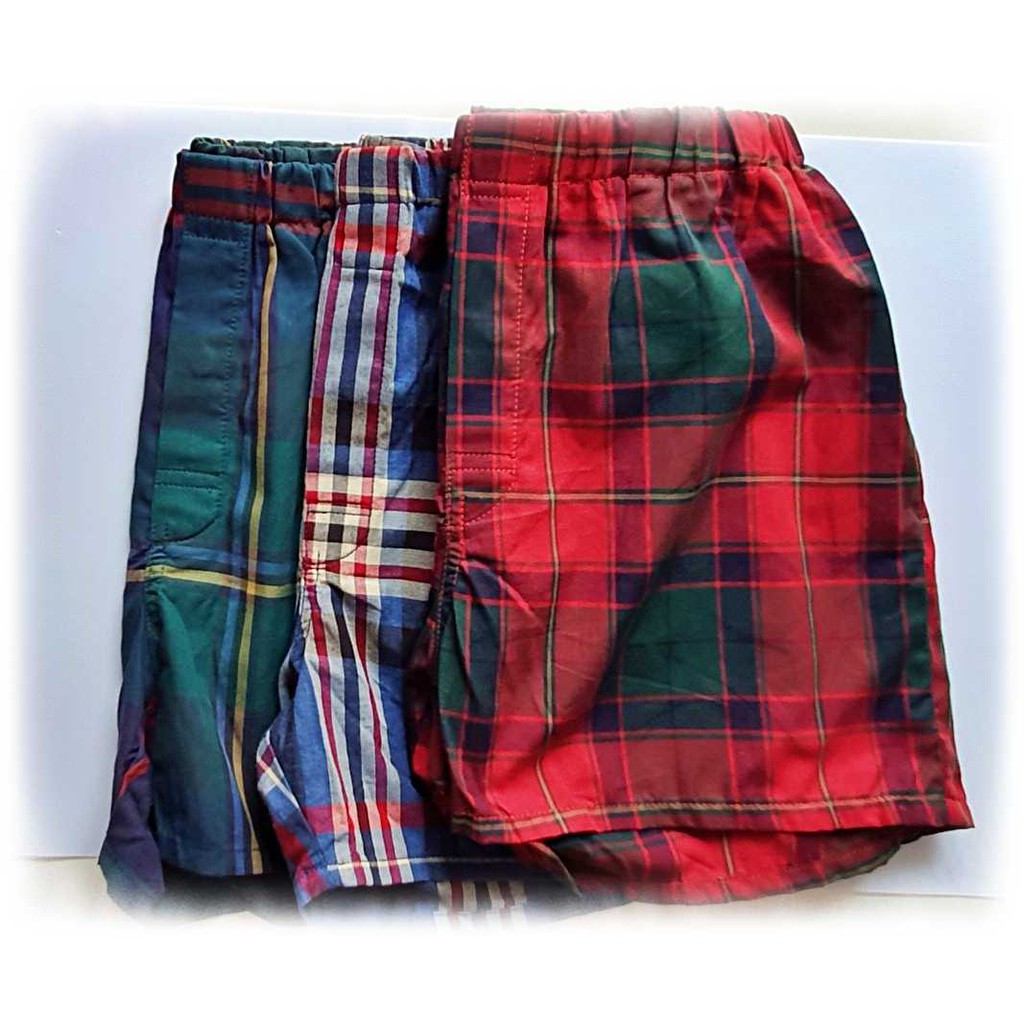 3Pcs Men Boxer Men Underwear Cotton Peninju Sukan Luar Seluar Lelaki ...