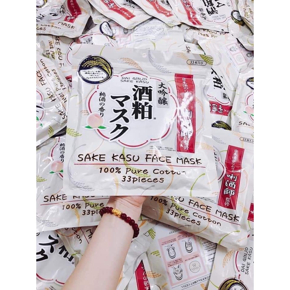 Japanese SAKE Wine Mask - "SAKE KASU FACE PACK" Extremely Good White ...