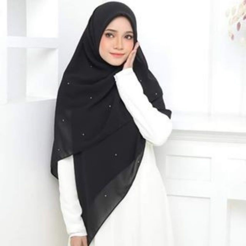 (BATU TABUR) BAWAL HEAVY CHIFFON DIAMOND/ BATU TABUR (Black Edition ...