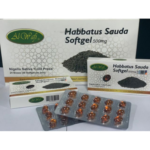 ANTIBODY SEMULAJADI PERAHAN SEJUK Alwafi Habbatus Sauda Softgel ...