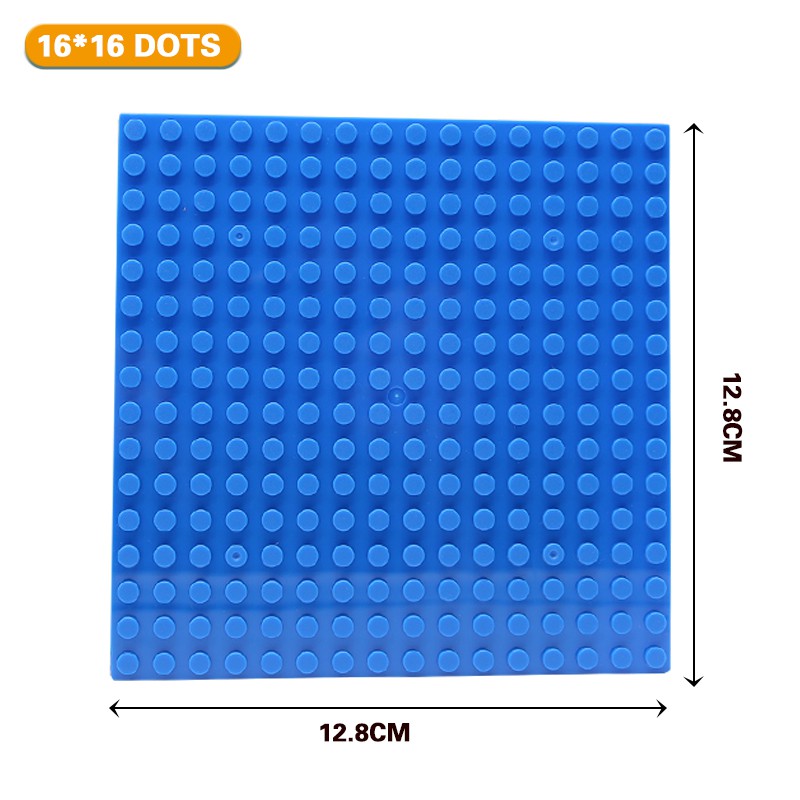 KACUU 16 x 16 Dots Mini Size Blocks Base Plates DIY Building Blocks Toy ...