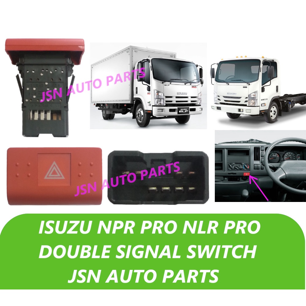HAZARD SWITCH ISUZU NPR PRO NLR PRO DOUBLE SIGNAL SWITCH PRICE FOR 1 PC | Shopee Malaysia