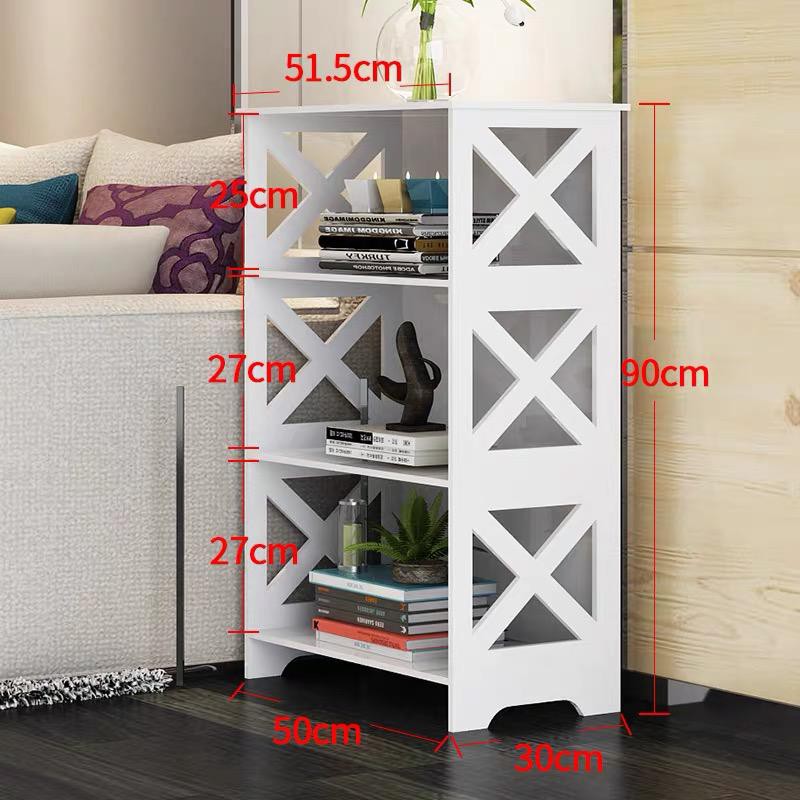 DIY Rak Buku Ikea Style Bookshelf Furniture Office Rack File Stationery ...
