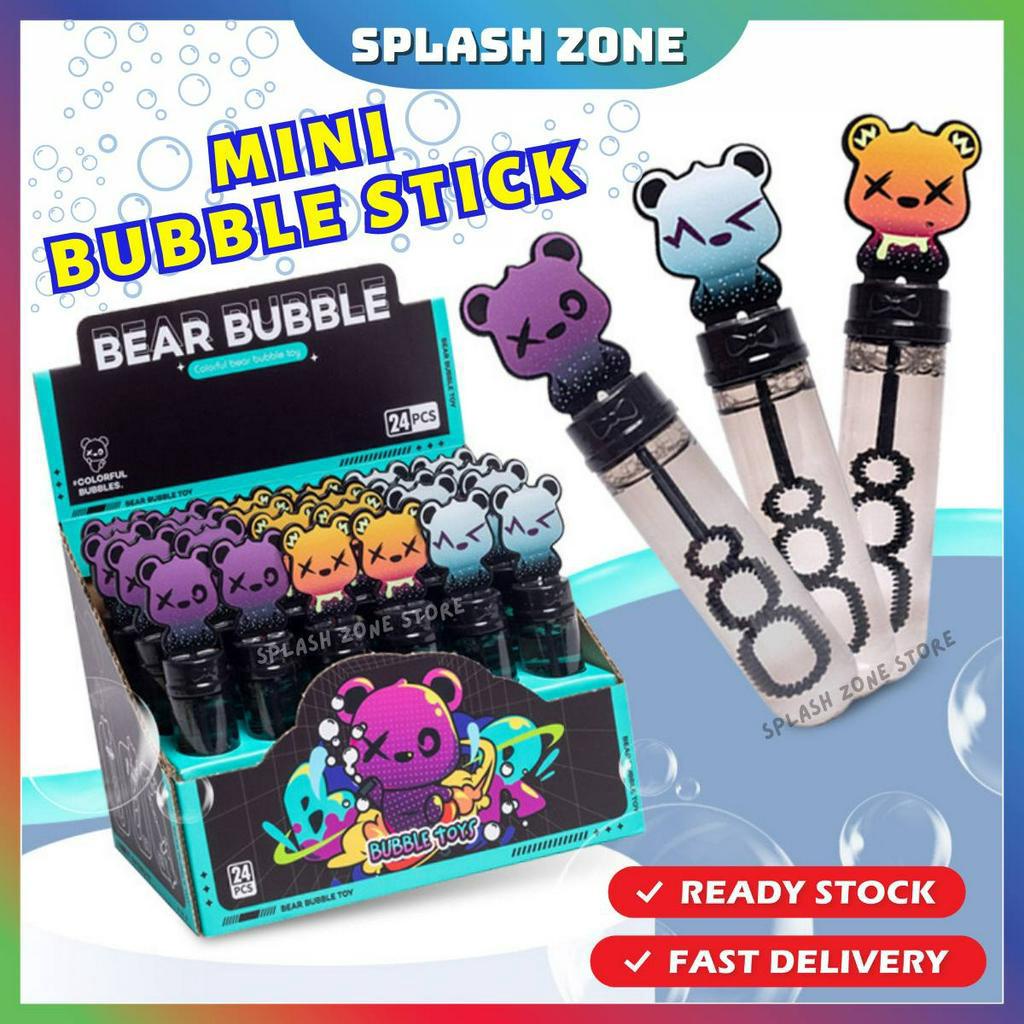 1Pc Cute Bear Bubble Stick Toy Belon Buih For Outdoor Party Water Play ...