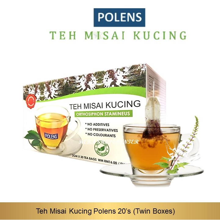 Teh Misai Kucing Polens 20’s (Twin Boxes) | Shopee Malaysia