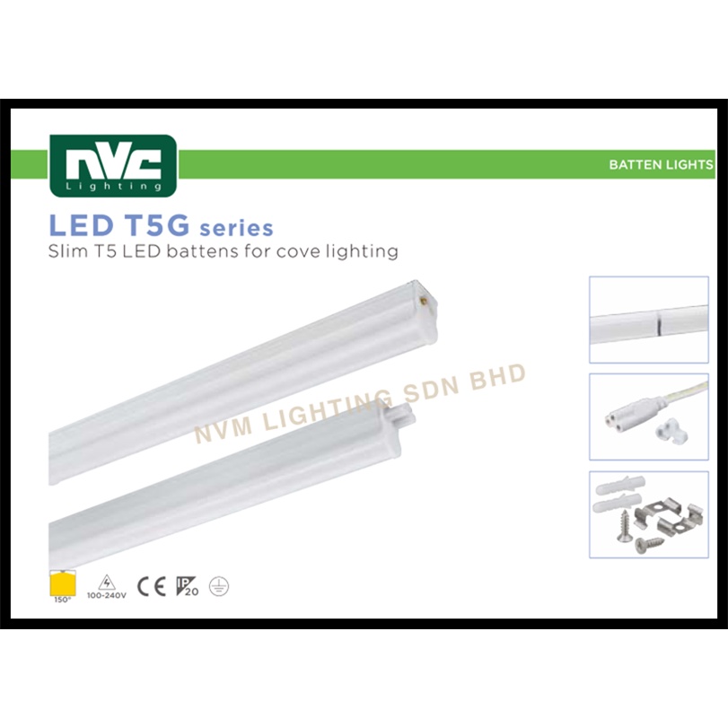 NVC T5G12 7W/14W 3000K/4000K/6500K PC Led Tube | Shopee Malaysia
