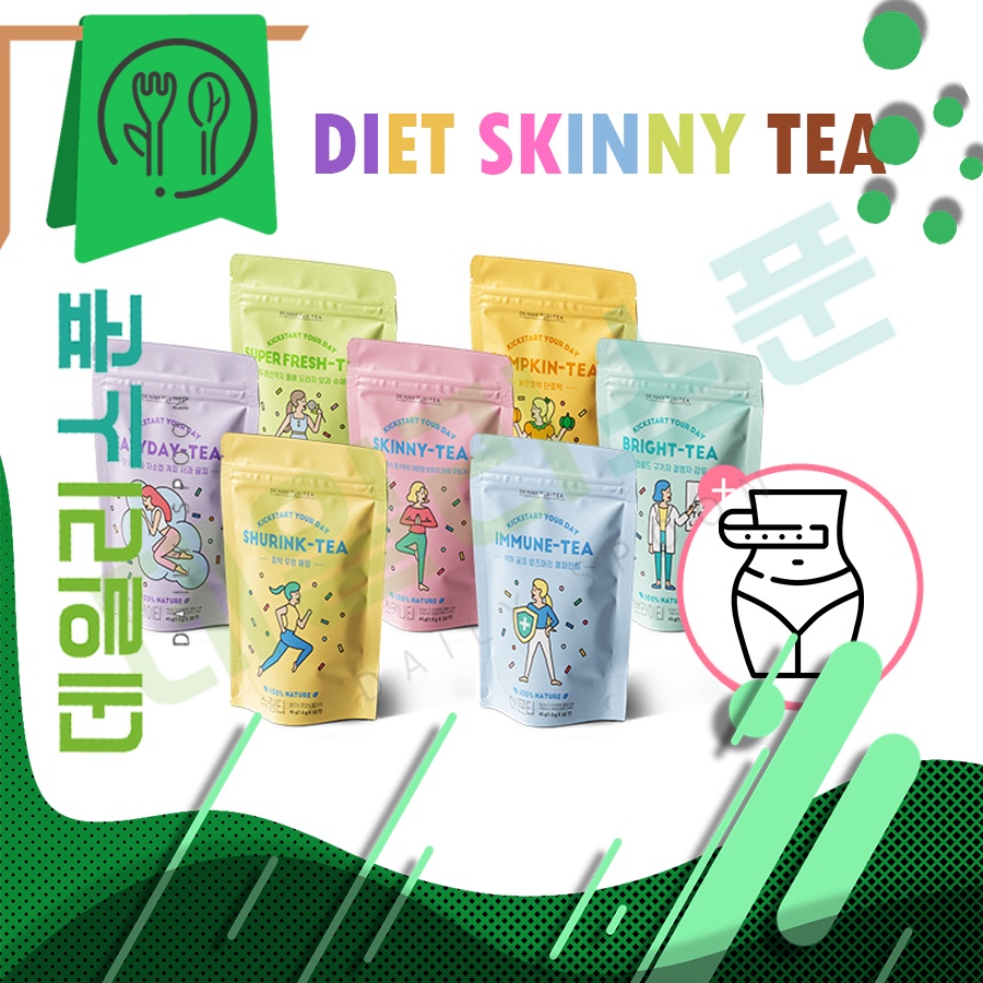 [Skinny Puritea] Blending Tea 1.5G X 30T (7 Types) / Diet Tea 100% ...