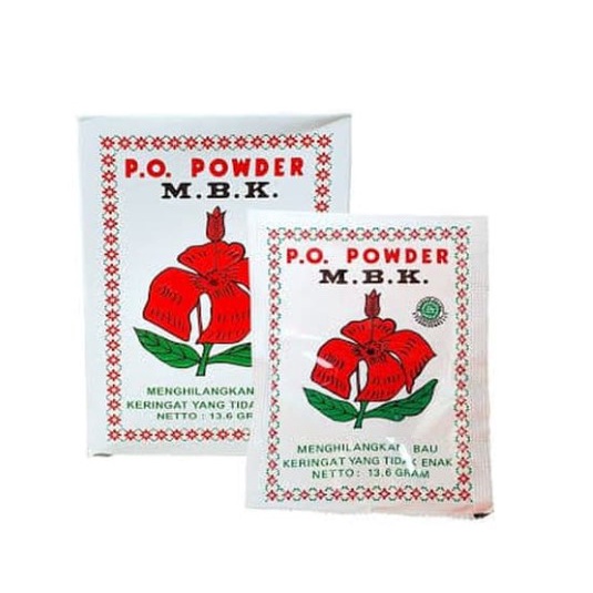 PUTIH Mbk Powder White & Silver Sachets Deodorant Sweat Remove Natural ...