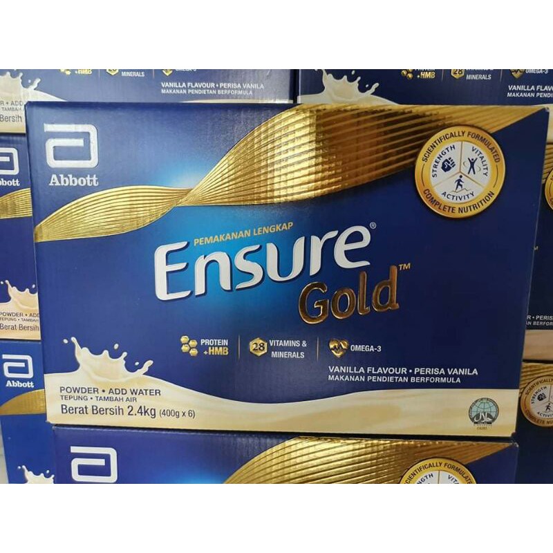 Ensure Gold Vanilla 2.4KG(400g x 6packs)EXP: Jan 2024 | Shopee Malaysia