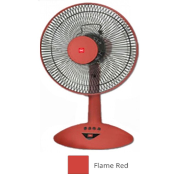 KDK Table Fan KB304 (30cm/12″) in 3 Colours (Silver Blue, Beige, Flame ...